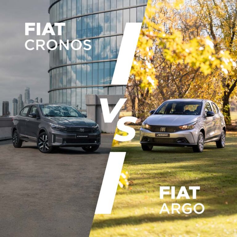 Fiat Cronos vs Fiat Argo: comparativa completa