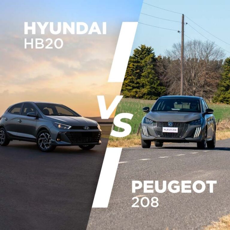 Peugeot 208 vs Hyundai HB20: comparativa directa en Córdoba